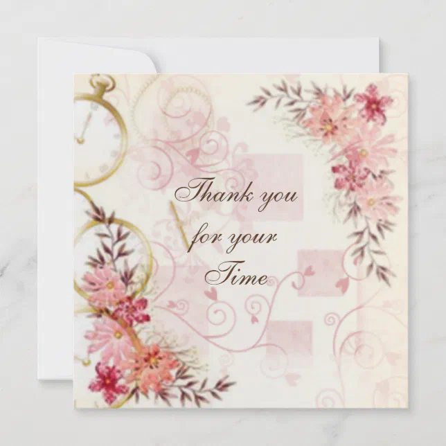 Thank you for your time | Zazzle