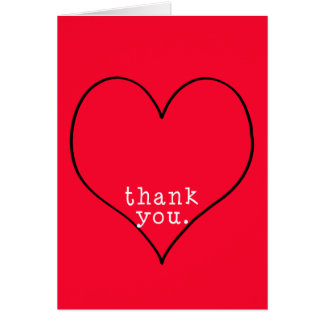 Grateful Heart Thank You Cards - Invitations, Greeting & Photo Cards ...