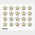 Thank You- Gold Star Sticker | Zazzle