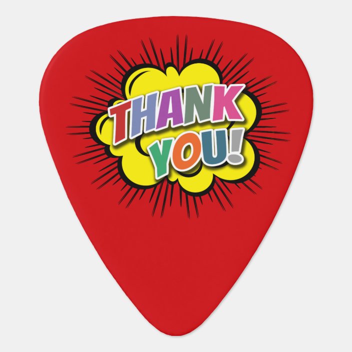 Thank You Guitar Pick | Zazzle.com
