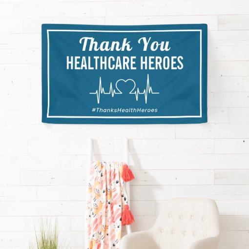 Thank You Health Care Heroes Banner | Zazzle