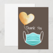 Thank You II Coronavirus Edition Note Card | Zazzle