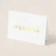 Thank You in Greek Blank Foil Card | Zazzle