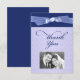 Thank You Jewish Photo Ribbon Flat Card | Zazzle