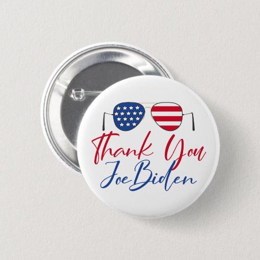 Thank You Joe Biden Button | Zazzle