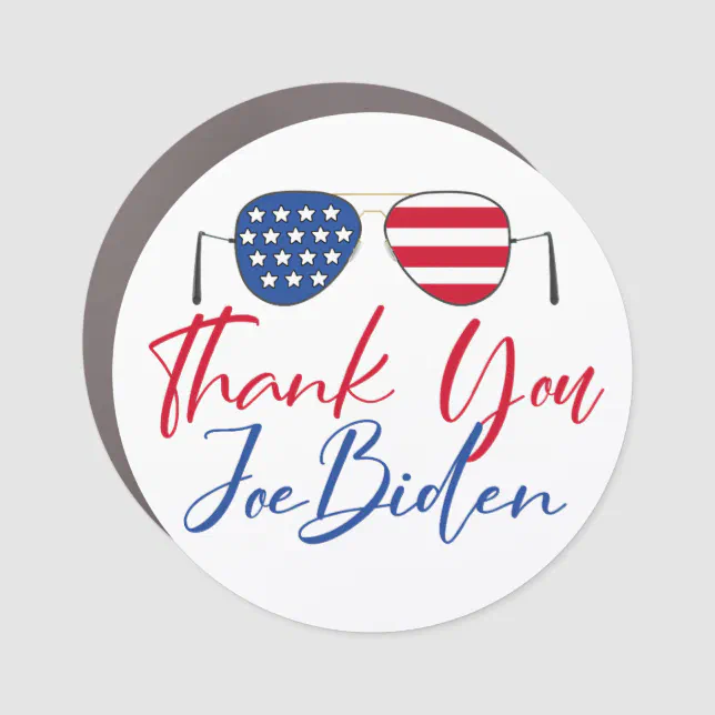 Thank You Joe Biden Commemorative Car Magnet | Zazzle