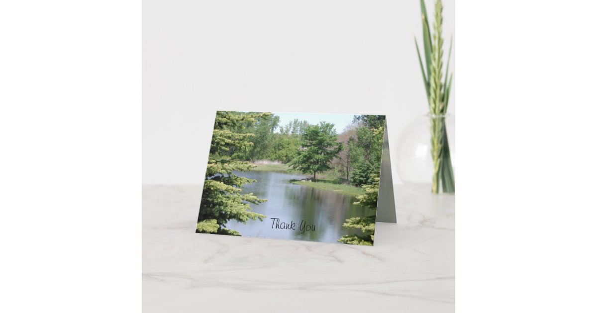 Thank You Landscape Card by Janz | Zazzle