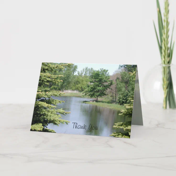 Thank You Landscape Card by Janz | Zazzle