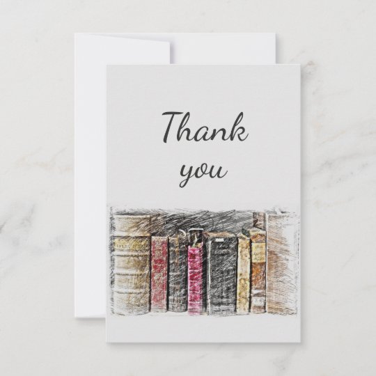 Thank You Library Books Reader Help Volunteer | Zazzle.com