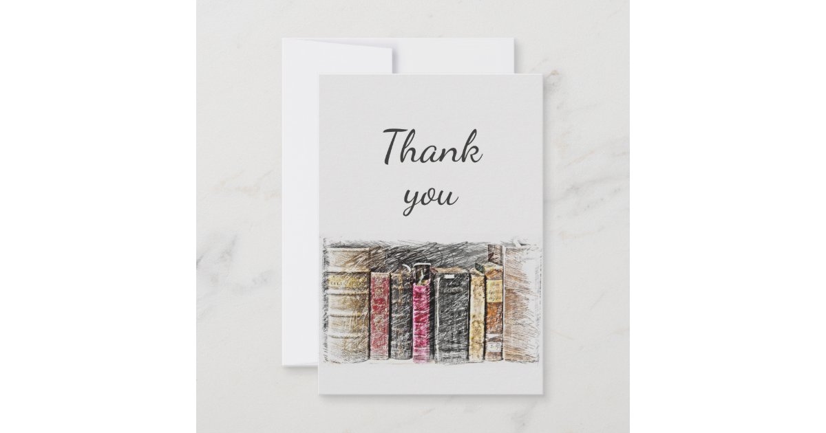 Thank You Library Books Reader Help Volunteer | Zazzle