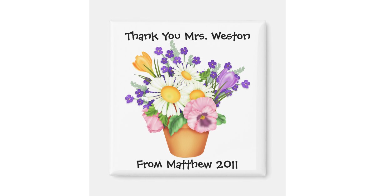 Thank You Magnet | Zazzle