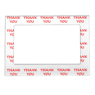 Thank You Magnetic Picture Frames | Zazzle