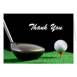 Golf Thank You Cards - Greeting & Photo Cards | Zazzle