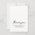 Thank You Message Calligraphy Script Photo Card | Zazzle