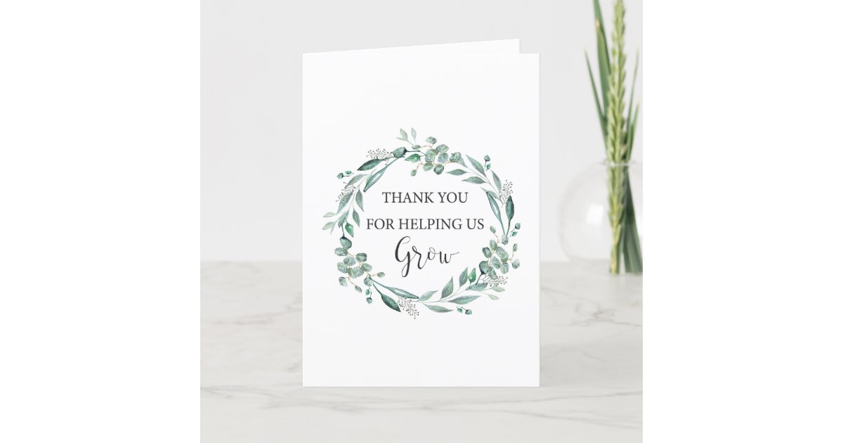 thank you message holiday card | Zazzle