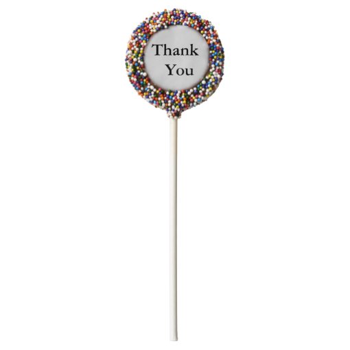 Thank You Milk Chocolate Dipped Oreo® Cookie Pops | Zazzle