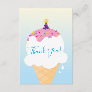 131+ Ice Cream Thank You Cards | Zazzle