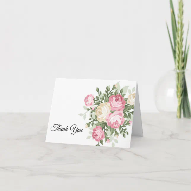 Thank You Note Card | Zazzle