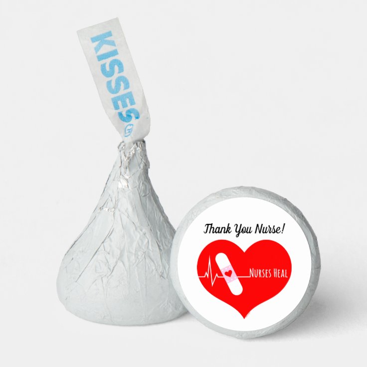 Thank You Nurse Appreciation Heart Hershey®'s Kisses® | Zazzle