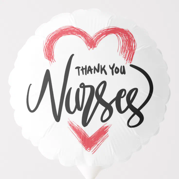 Thank You Nurses Appreciation Magnet Balloon | Zazzle