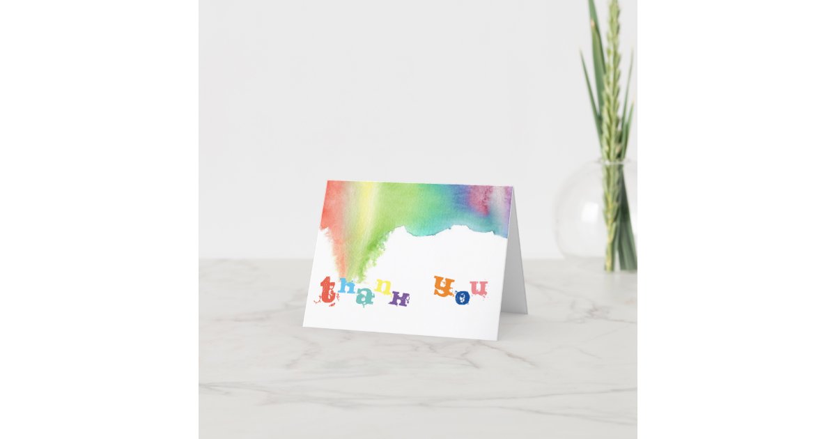 Thank You Paint Splatter | Zazzle