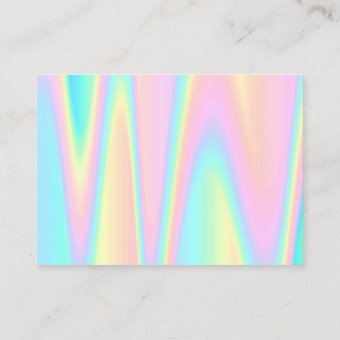 thank you pastel colors business card | Zazzle