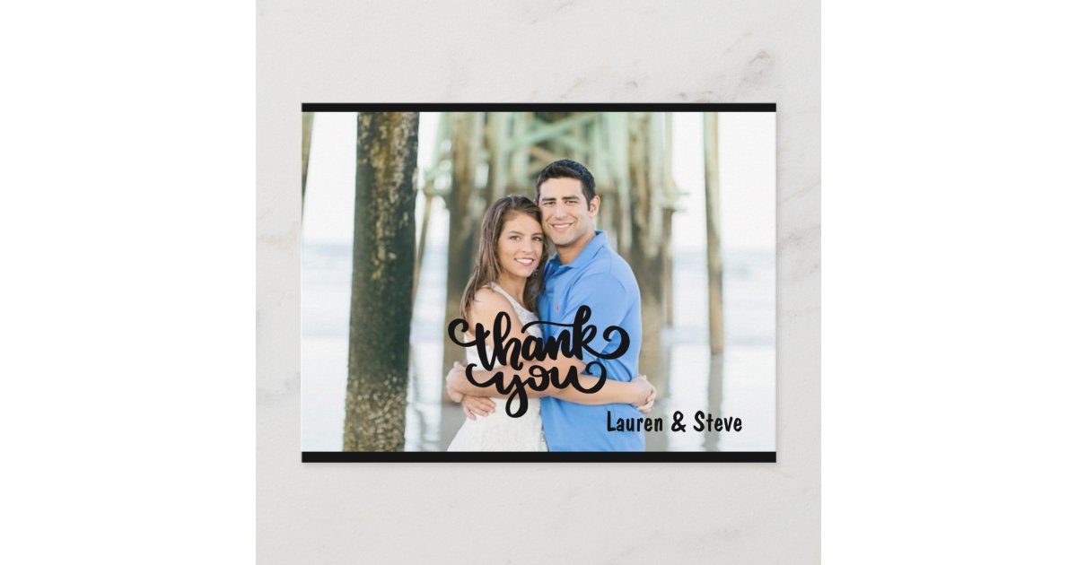 Thank You Photo Postcard | Zazzle