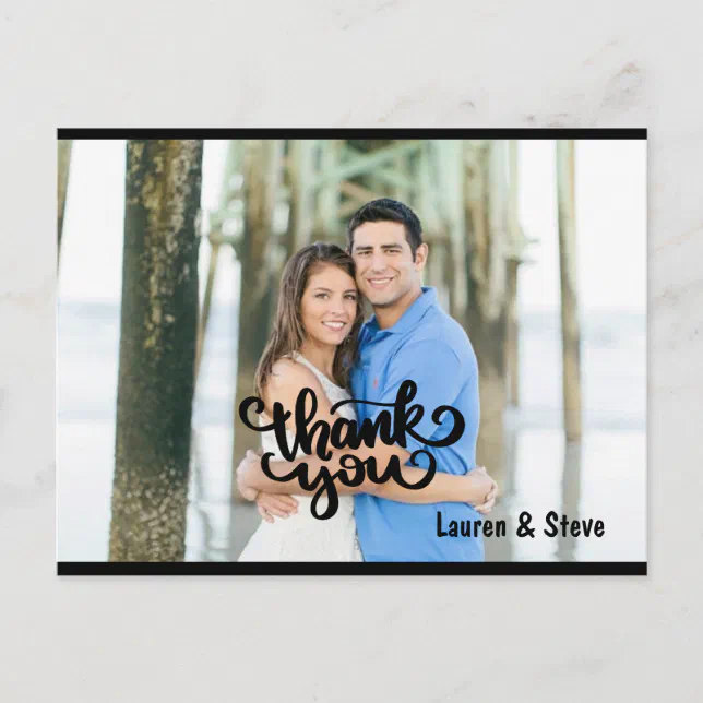 Thank You Photo Postcard | Zazzle