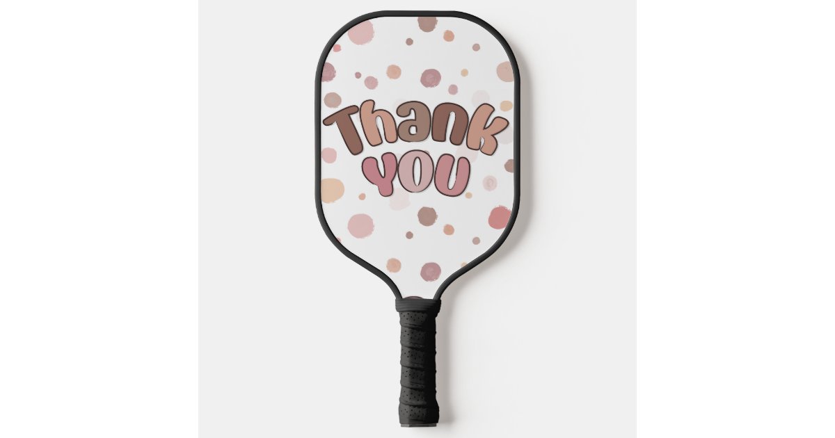 Thank you pickleball paddle | Zazzle