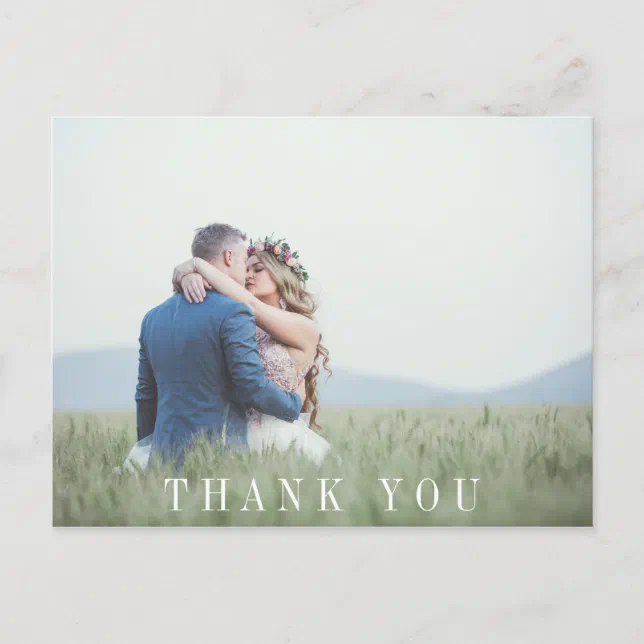 Thank you Post Card | Zazzle