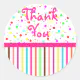 Thank You Rainbow Sticker | Zazzle