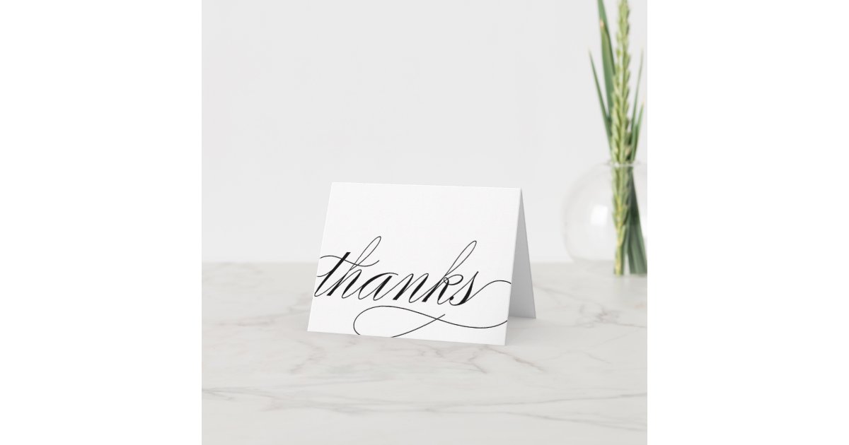 THANK YOU - SCRIPT | Zazzle
