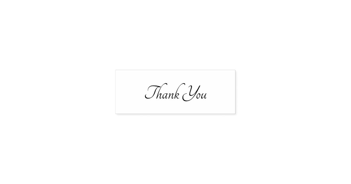 Thank You Self-inking Stamp | Zazzle