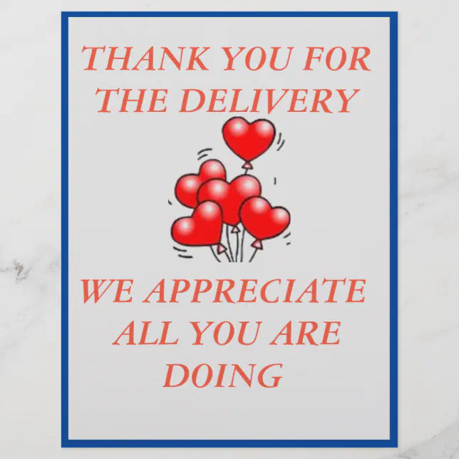 THANK YOU SIGNS | Zazzle
