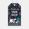 Thank You Snow Much Gift Tags | Zazzle
