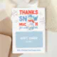 Thank You Snow Much Holiday Gift Card Holder | Zazzle
