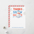 Thank You Snow Much Holiday Gift Card Holder | Zazzle