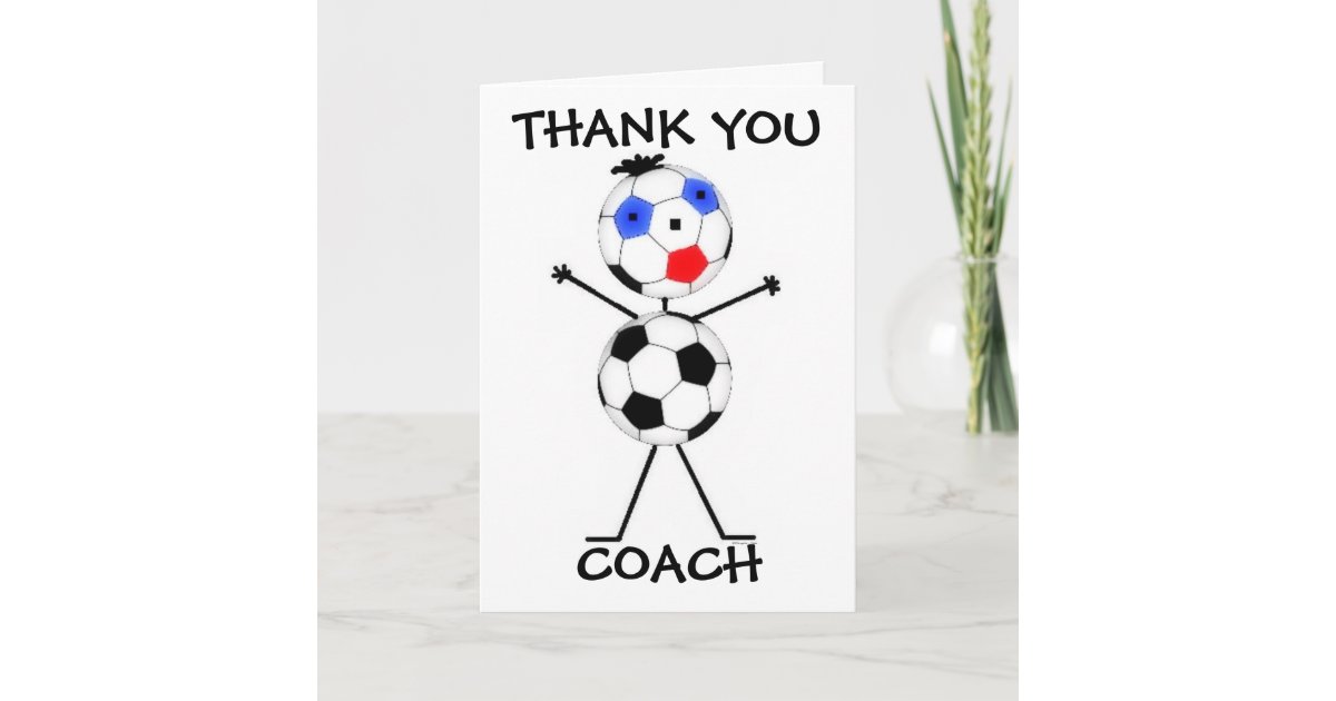 Thank You Soccer Coach | Zazzle