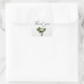 Thank You Square Sticker | Zazzle