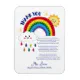 thank you teacher Appreciation rainbow cloud poem Magnet | Zazzle