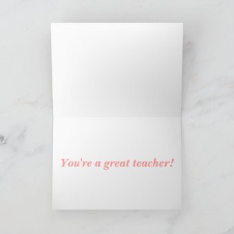 Thank You Teacher, Teacher Owl, Pink Polka Dots Card | Zazzle