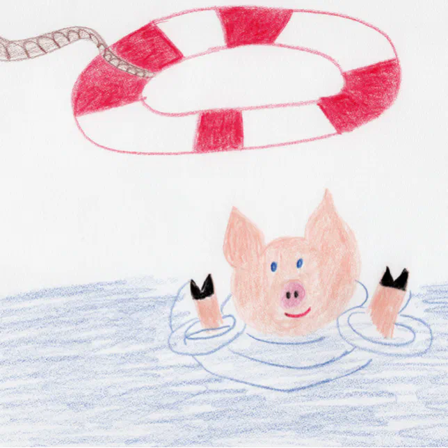 Thank You - Thanks for Saving My Bacon Card | Zazzle