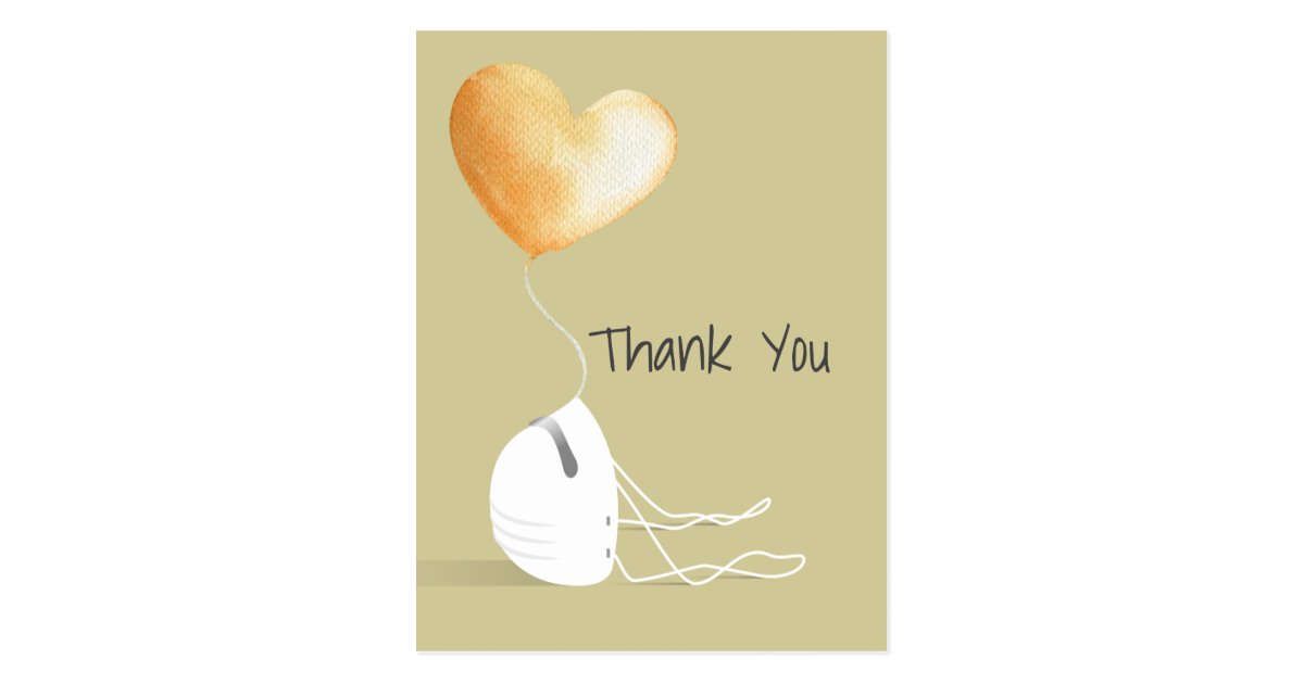 Thank You - the Coronavirus Edition Postcard | Zazzle.com