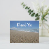 Thank You West Coast Blue Sky Beach Appreciation Postcard | Zazzle