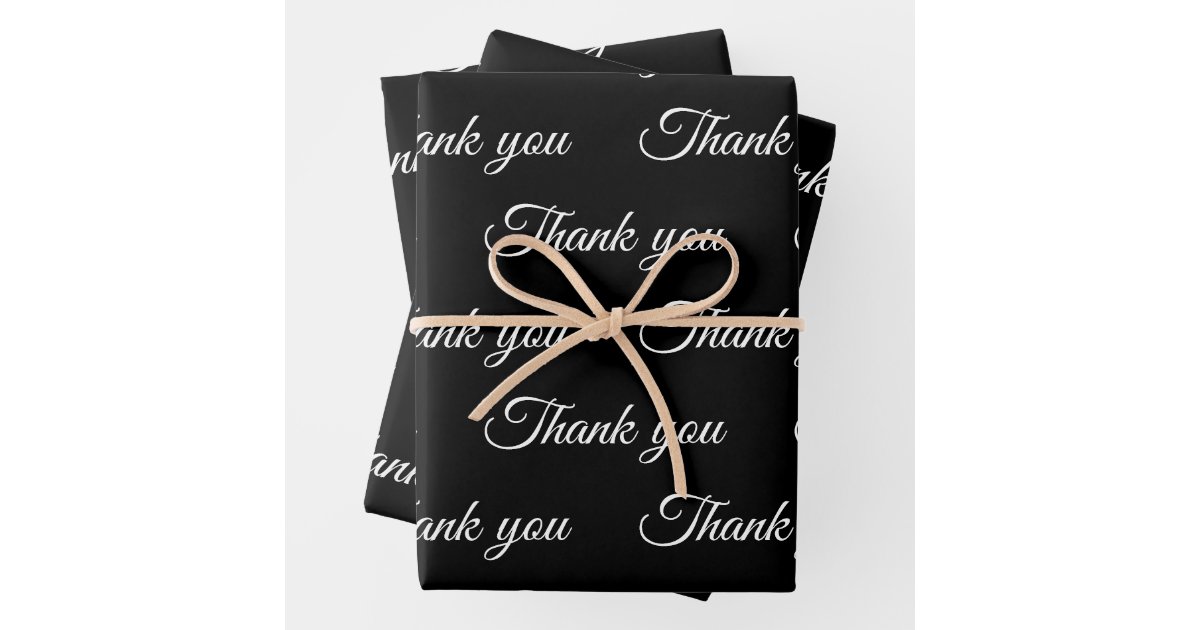 Thank you Wrapping paper | Zazzle