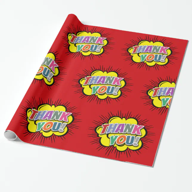 Thank You Wrapping Paper | Zazzle