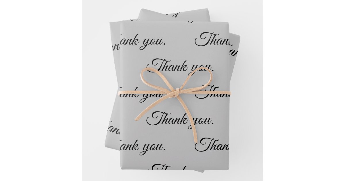 Thank you Wrapping paper | Zazzle