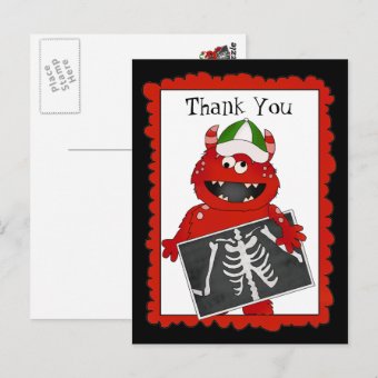 Thank You X-ray Tech postcard | Zazzle