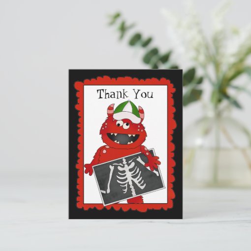 Thank You X-ray Tech postcard | Zazzle
