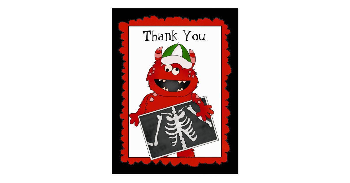 Thank You X-ray Tech postcard | Zazzle.com